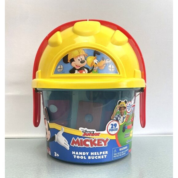 Disney | Toys | Mickey Mouse Handy Helper Tool Bucket 25pieces | Poshmark